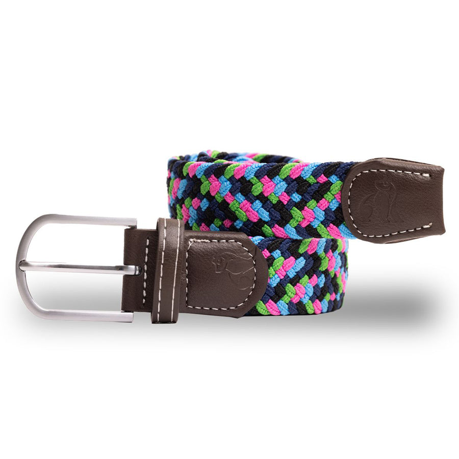 Woven Belt - Neon Zigzag · Swole Panda Wholesale