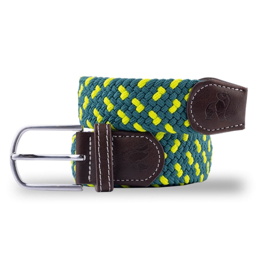 Woven Belt - Green / Lime Green Spot · Swole Panda Wholesale
